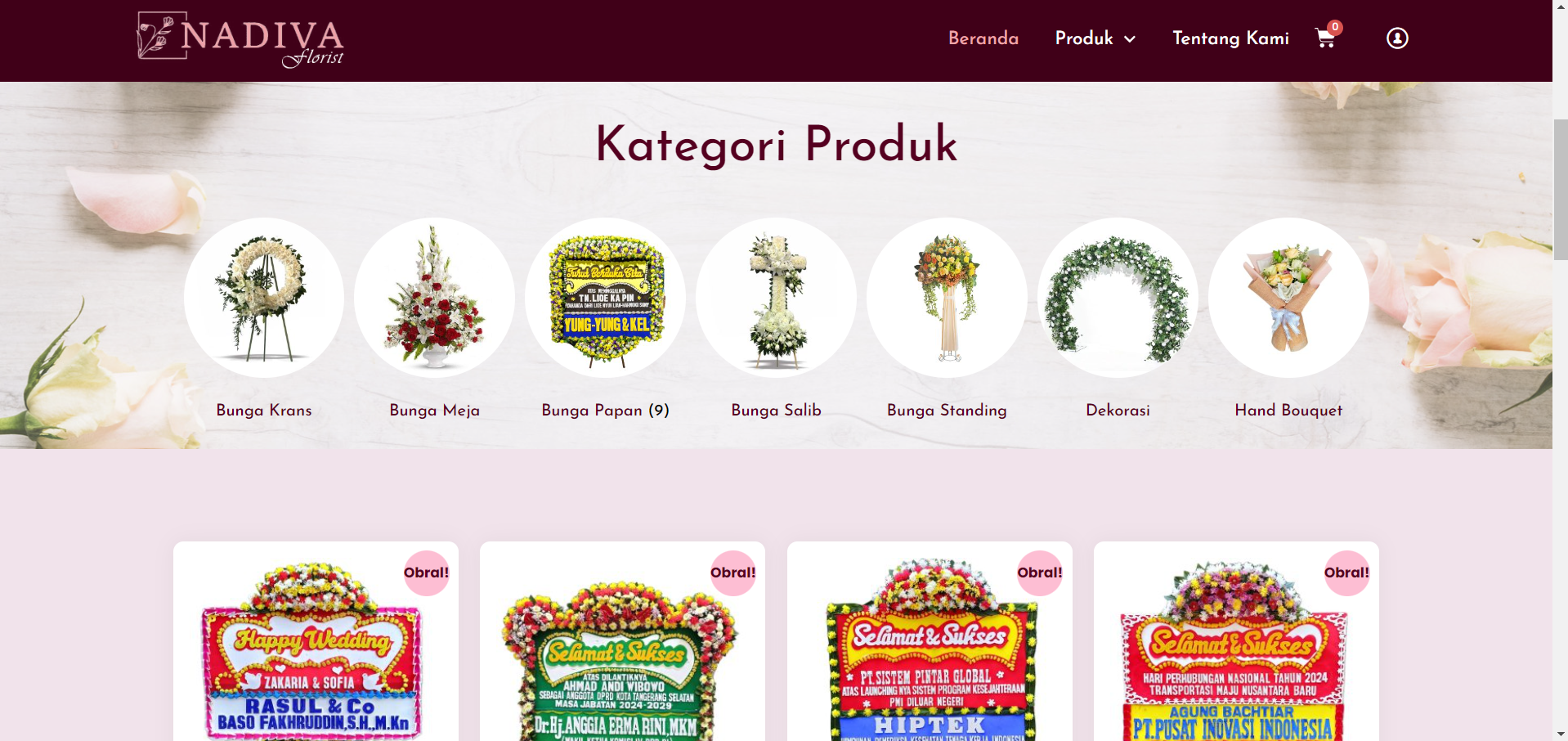 Produk - Nadiva Florist